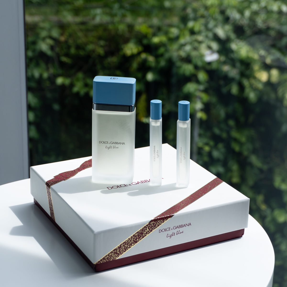 D&G SET LIGHT BLUE DM Eau de Toilette X 3UND – Perfumes Real Col
